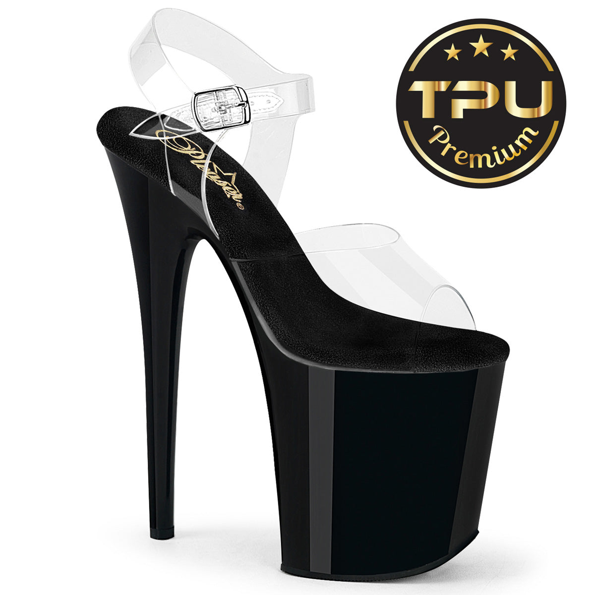 8" Spike TPU Heel Platform (FLAMINGO-808PREM) — SinfulShoes.com
